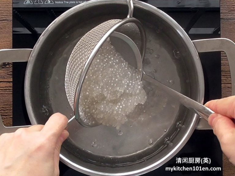 How to Cook Small Sago Pearls or Tapioca Pearls-Translucent & Chewy ...