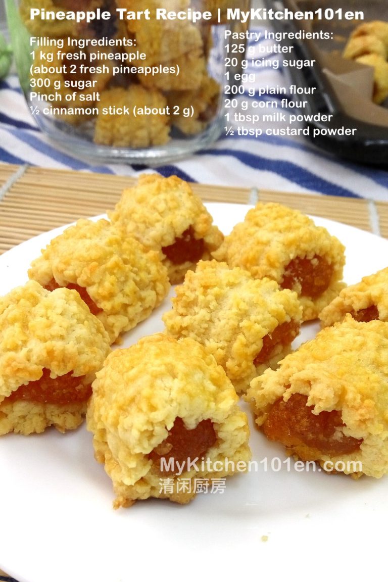 Rich and Buttery Pineapple Tart (Pineapple Roll Tart) Recipe ...
