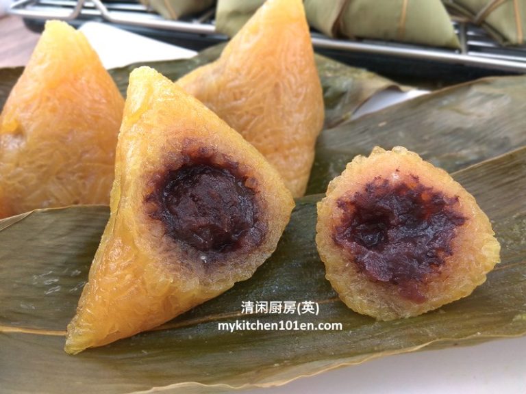 Homemade Red Bean Filling Kee Chang (Alkaline Dumpling) You Would Love ...