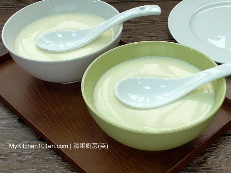 Ginger Milk Curd - Amazing Classic Dessert - MyKitchen101en.com