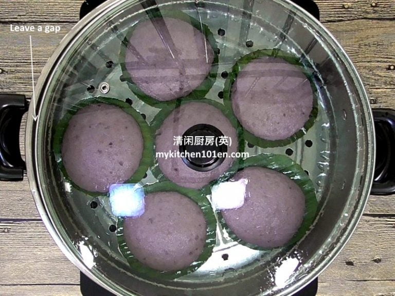 Beautiful Purple Sweet Potato Hee Pan (Xi Ban) - Made with Fresh Sweet ...