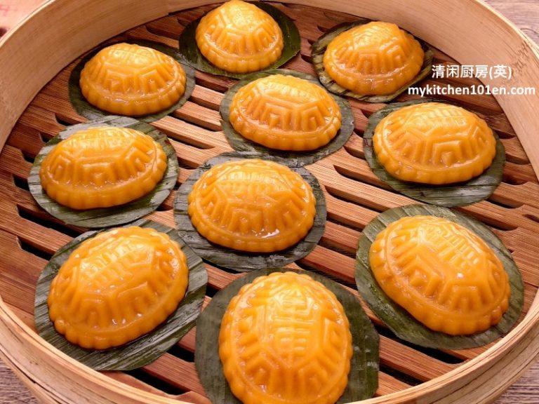Lovely Orange Sweet Potato Angku Kuih (Fragrant Peanut Filling Angku ...