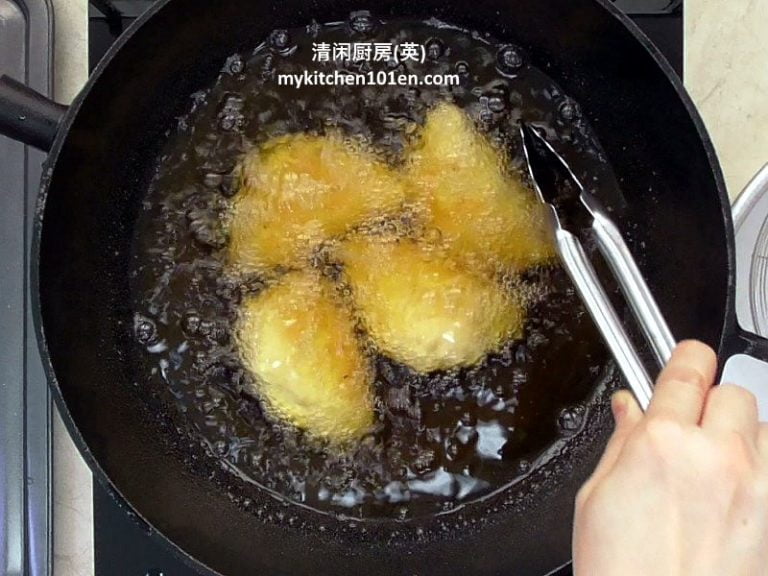 Delicious Sweet Taro Paste Puff-Made with Fresh Taro - MyKitchen101en.com