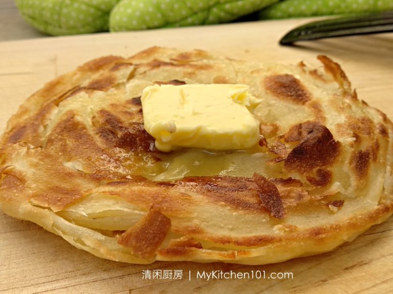 How to Make Crispy and Flaky Layered Paratha (Roti Canai, Flatbread ...