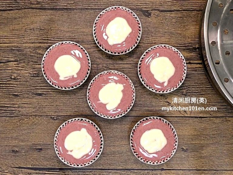 Natural Dual Colour Huat Kuih (Natural Red from Red Yeast Rice ...