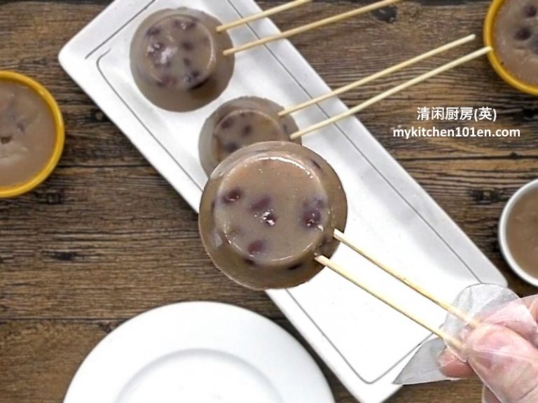 Delicious Red Bean Put Chai Koh (Sweet Rice Pudding)- Red Bean and Rice ...