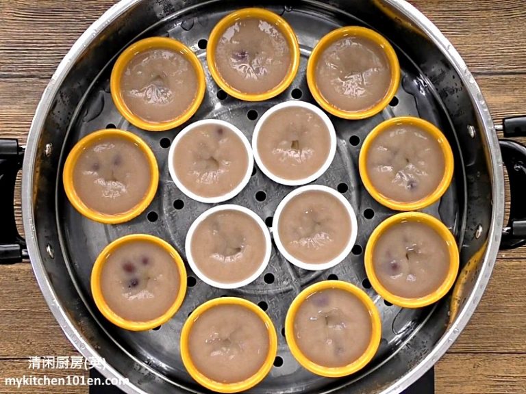 Delicious Red Bean Put Chai Koh (Sweet Rice Pudding)- Red Bean and Rice ...