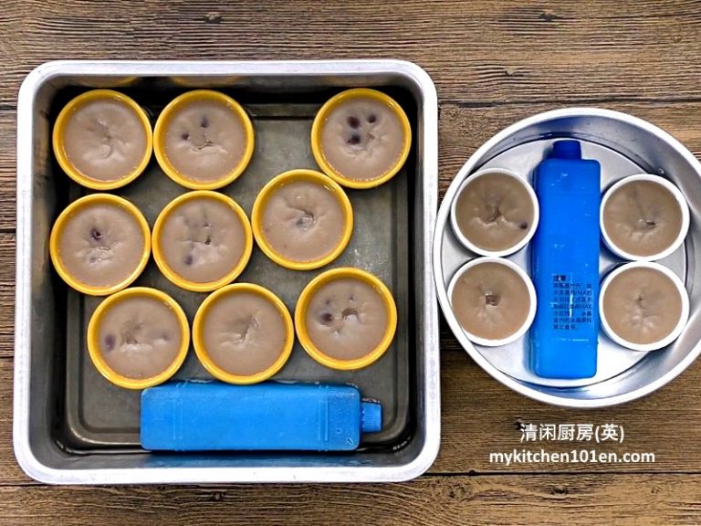 Delicious Red Bean Put Chai Koh (Sweet Rice Pudding)- Red Bean and Rice ...