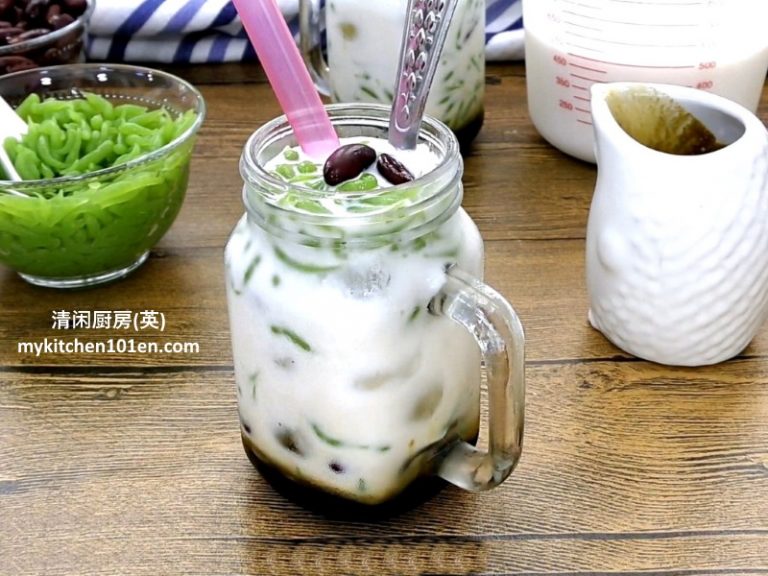 How to Make Cendol Jellies - MyKitchen101en.com
