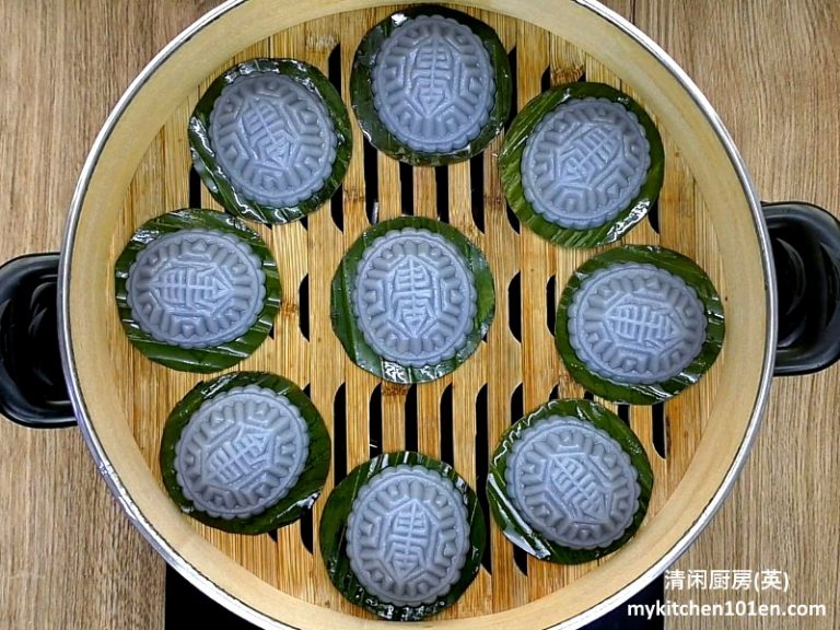 Delicious Blue Pea Angku Kuih (Low-Sugar Pumpkin Sweet Potato Paste ...