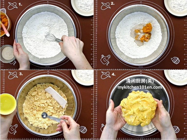 Delicious Pumpkin Yam Bean Pao/ Jicama Pao (Chinese Steamed Bun ...