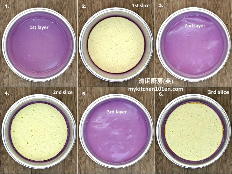 Taro Layer Cake (Yam Layer Cake)-No Artificial Flavouring or Colouring ...