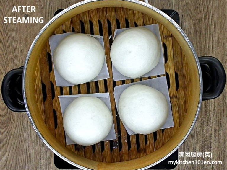 Soft Fluffy Tau Sa Pao/Red Bean Pao (Chinese Steamed Bun)-with Homemade ...