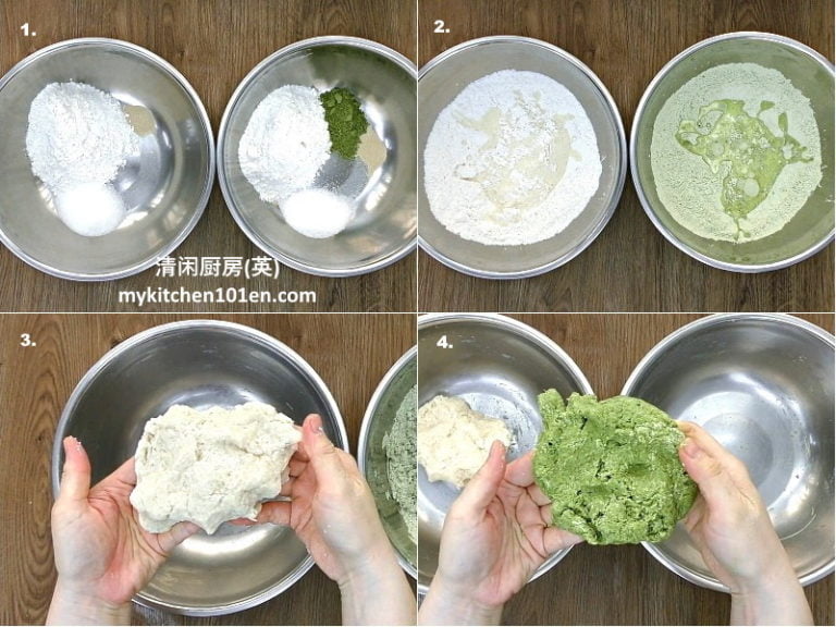 Lovely Matcha Spiral Mantou (Japanese Green Tea Spiral Mantou ...