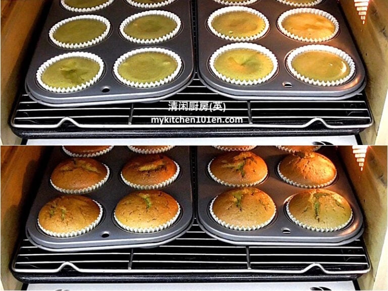 Easy Baked Matcha Cupcakes (Matcha Egg Sponge Cakes) for Matcha Lovers ...